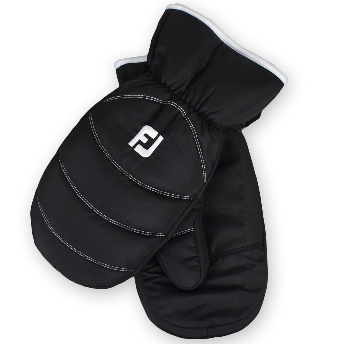 FootJoy DryJoys Cart Mitts Black One Size Fits Most Pair - Golf Tech